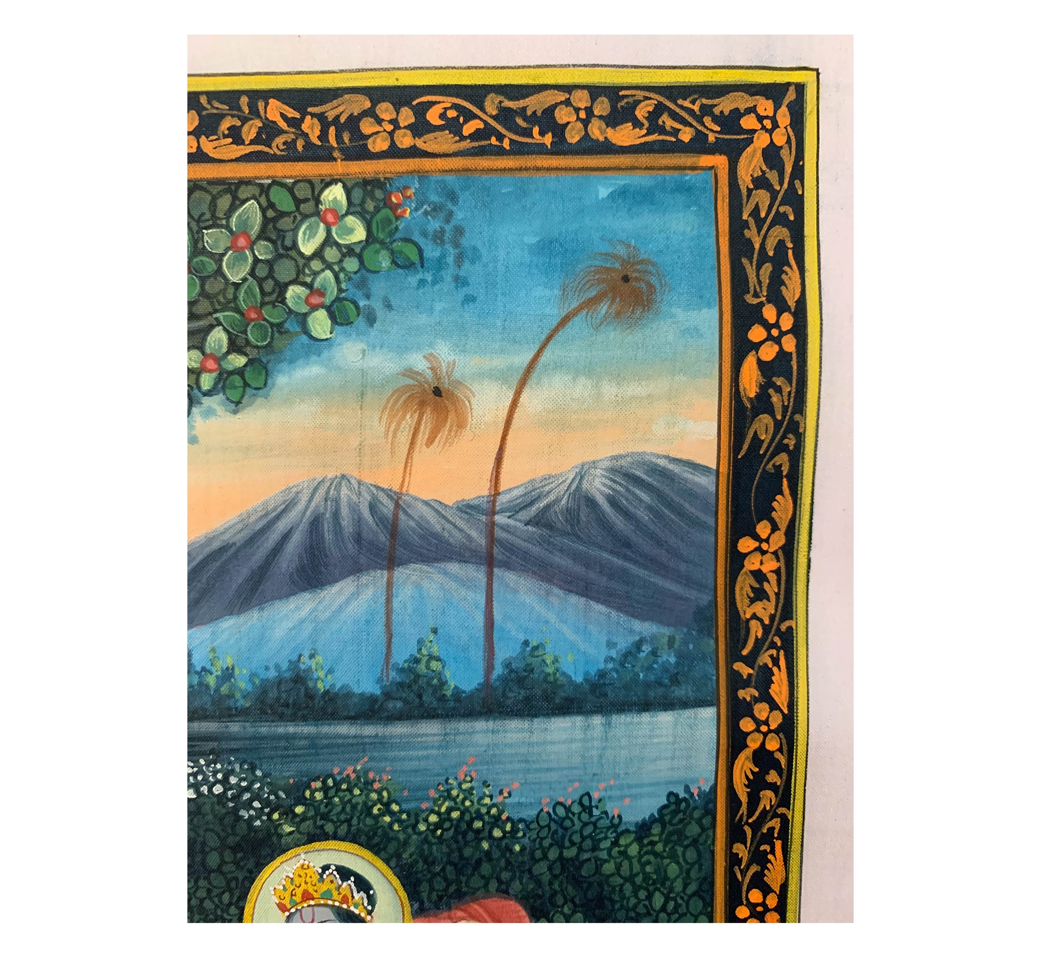 Impresión hindú "Krishna en el río" – Pomeline